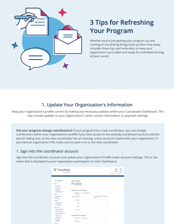 Resources for Organizations • RaiseRight